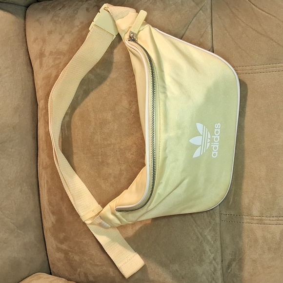 adidas | Bags | Adidas Yellow Fanny Pack With Adjustable Strap | Poshmark